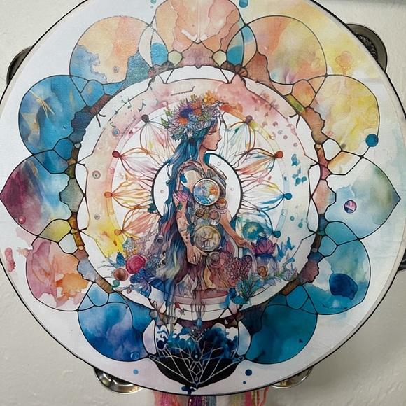 Wall Decor | Indigo Goddess Mixed Media Wall Hanging Bodhi Home Decor ...